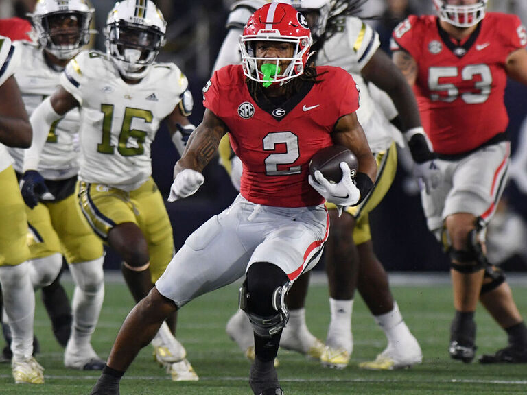 Milton runs wild as No. 1 Georgia holds off Georgia Tech | theScore.com