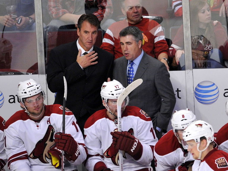 Coyotes extend associate coach Jim Playfair, shuffle front office ...