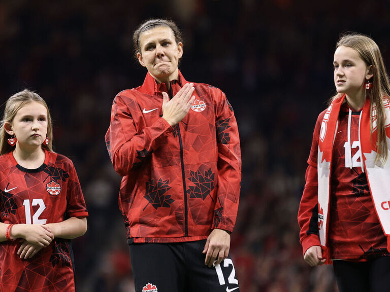 Soccer icon Sinclair ends legendary Canada career with win | theScore.com