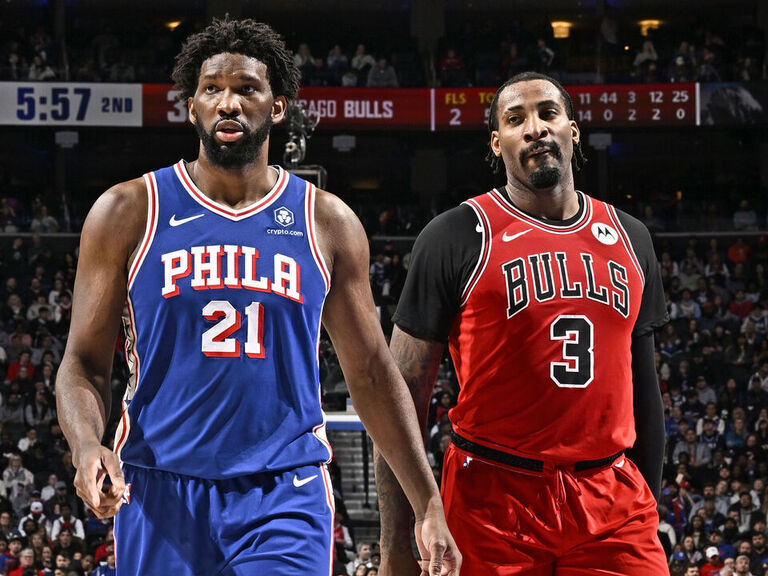 76ers rout Bulls on Embiid's 7th career triple-double | theScore.com