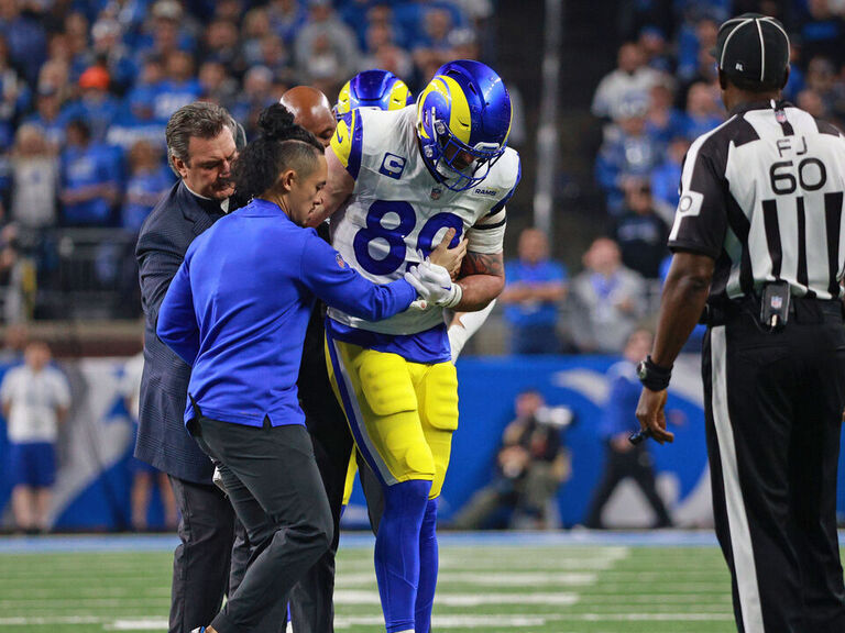 Rams' Higbee tore ACL, MCL vs. Lions | theScore.com