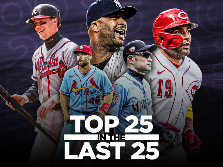 25-man roster: The players ranked 16-20 in the last 25 years | theScore.com