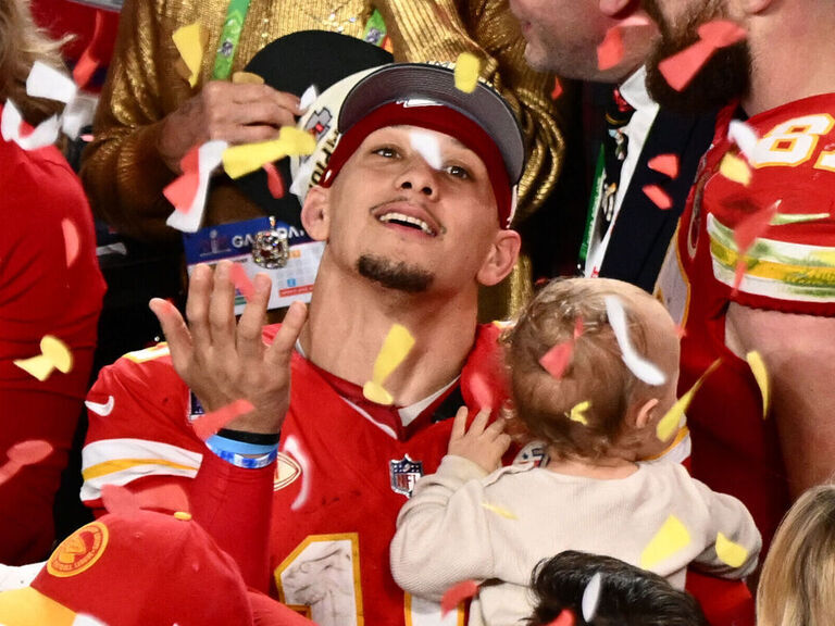 Mahomes collects 3rd Super Bowl MVP after OT heroics | theScore.com