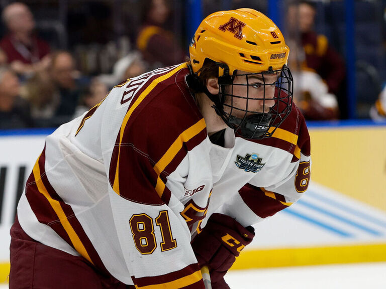 Blues prospect Snuggerud returning to University of Minnesota in 2024 ...
