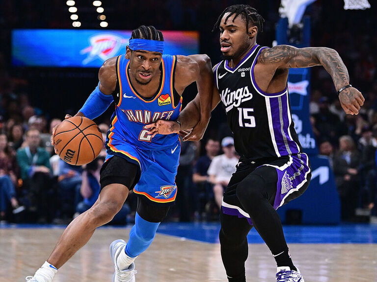 SGA drops 40 as Thunder top Kings; Sabonis' double-double streak ends at 61 | theScore.com