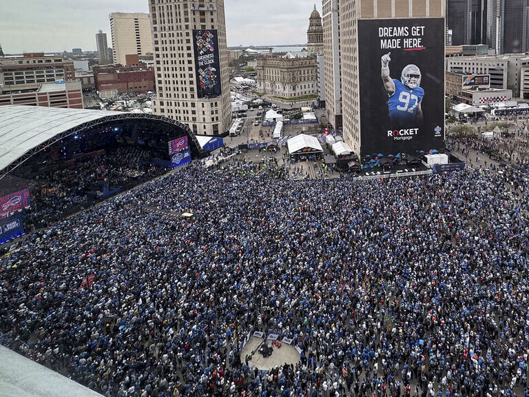 NFL draft attendance record set with more than 700K fans in Detroit ...