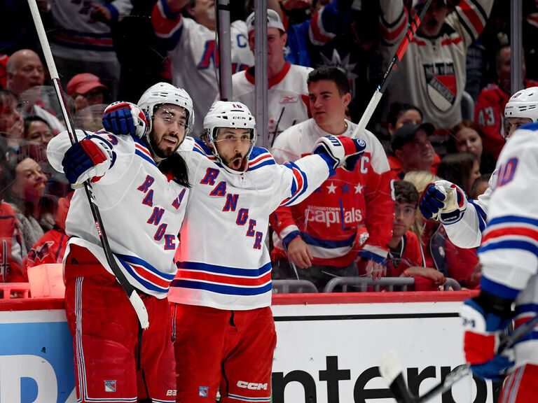 Rangers complete 4-game sweep of Capitals | theScore.com