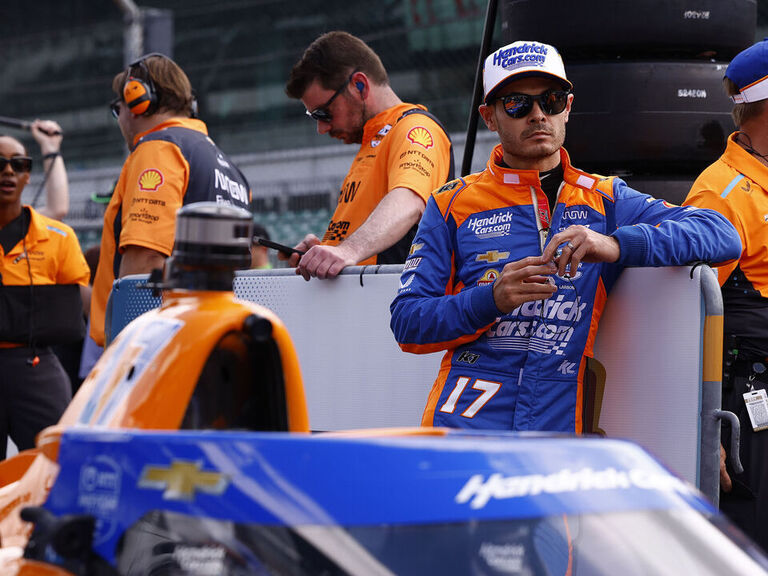 Larson rockets toward top of Indy 500 qualifying on 2nd attempt ...