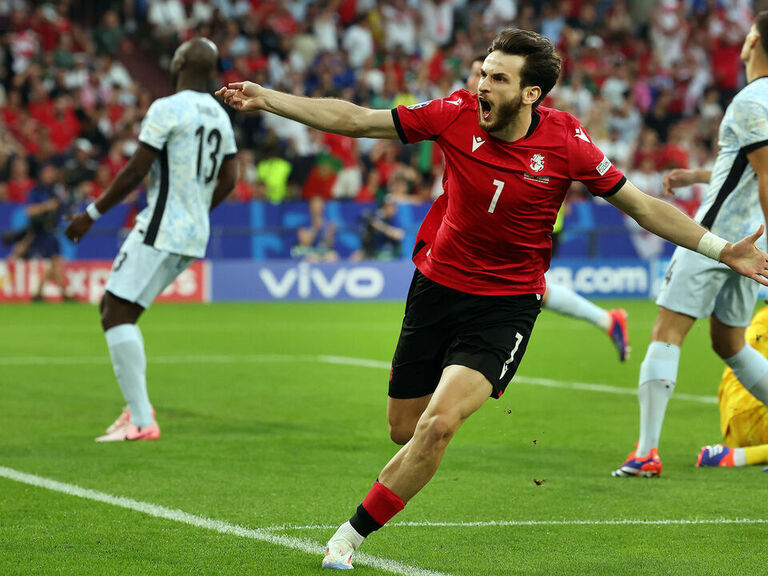 Georgia makes history by beating Portugal, reaching Euro knockouts ...