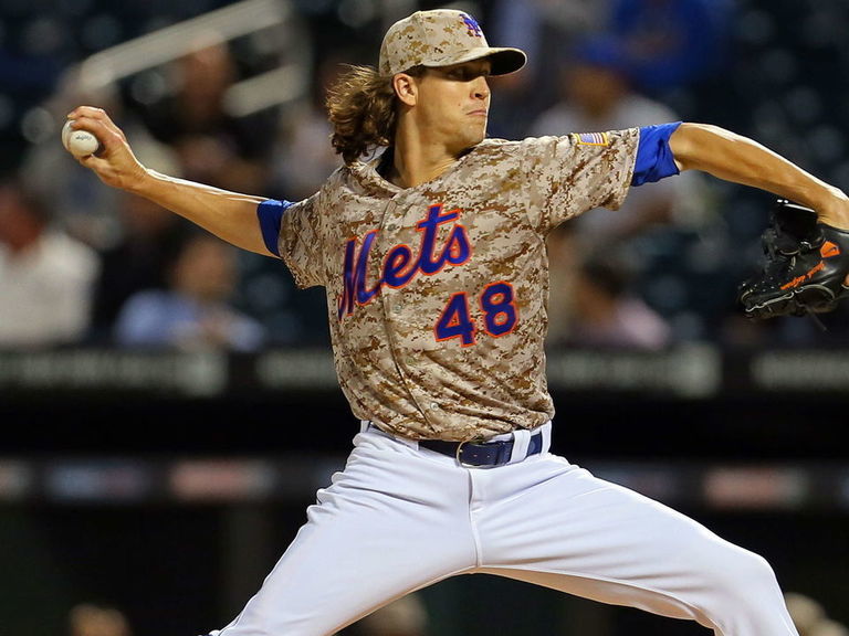 Mets' deGrom strikes out game's first 8 batters to tie MLB record ...