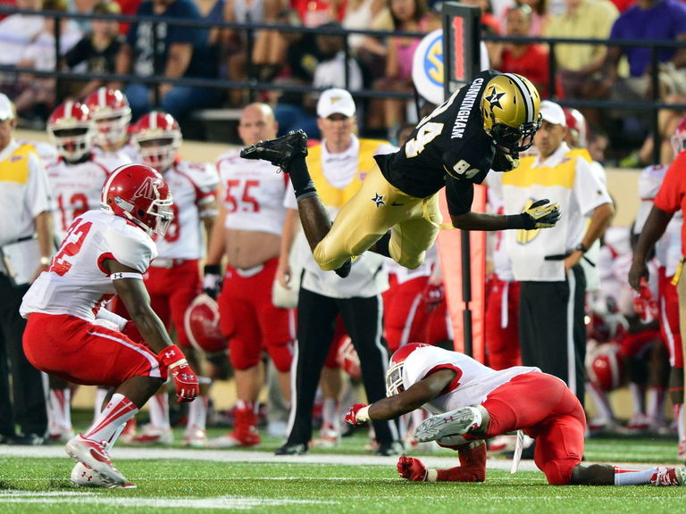 Former Vanderbilt receiver Jordan Cunningham transfers to Cincinnati ...