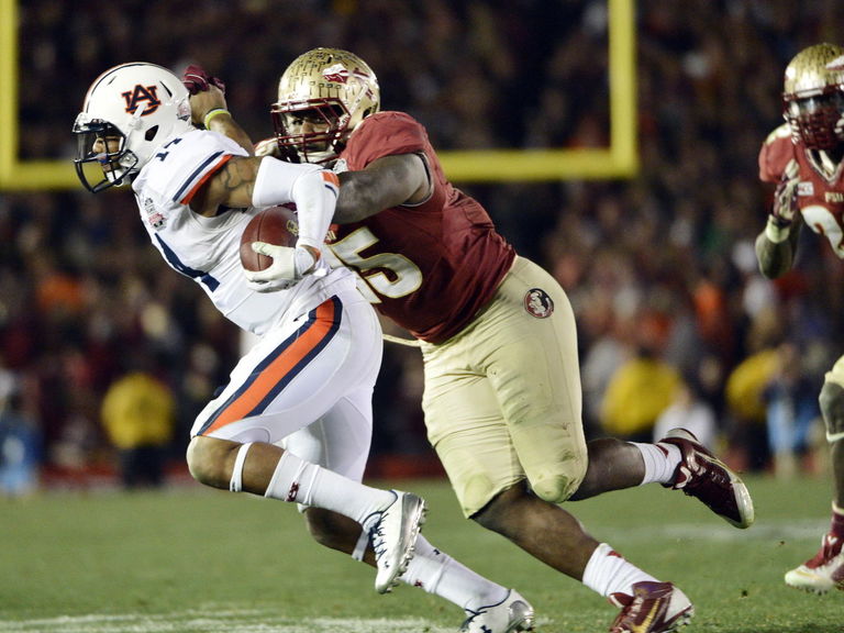 Florida State defensive end Edwards out with concussion | theScore.com