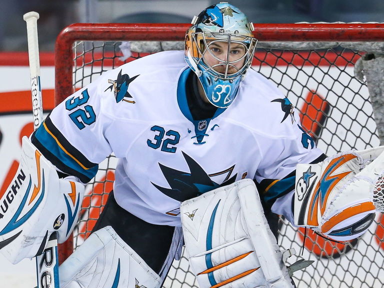 Sharks' Stalock will start again Sunday vs. Penguins | theScore.com