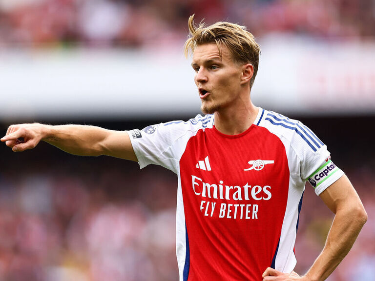 Arsenal captain Odegaard out 'a while' with ankle ligament injury | theScore.com