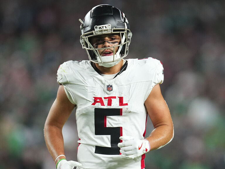 Falcons' London laments gun celebration: 'Won't see that again ...