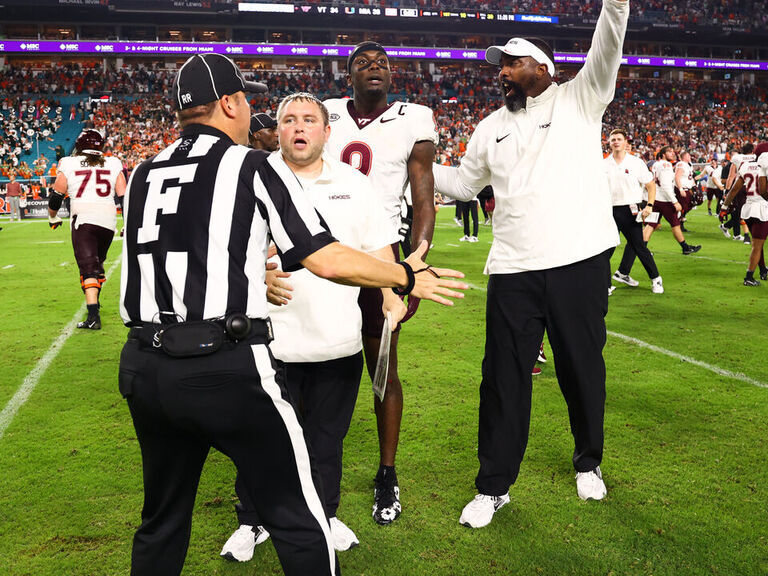 A catch? Not a catch? Miami-VT ending won't be forgotten by either side ...