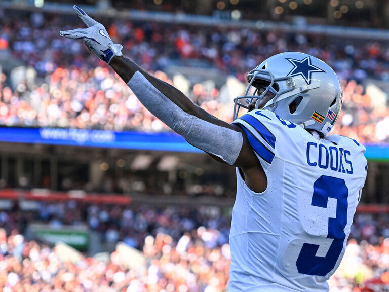 Cowboys' Cooks out vs. Steelers after reported knee procedure ...
