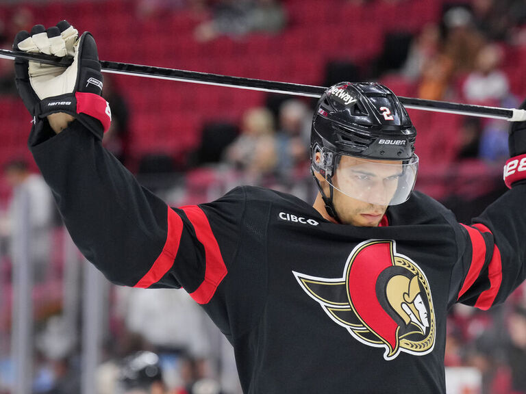 Senators' Zub out at least 1 week with concussion | theScore.com