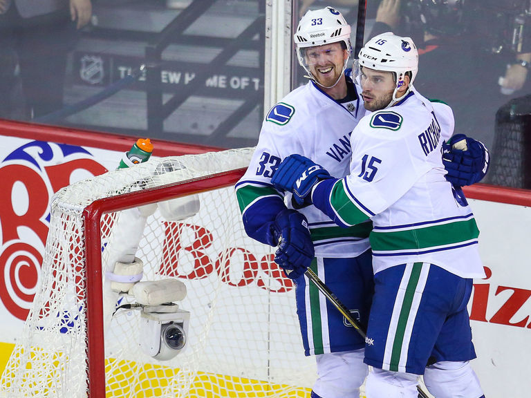 VIDEO: Henrik Sedin scores one-handed, emtpy-net goal while sliding on ...