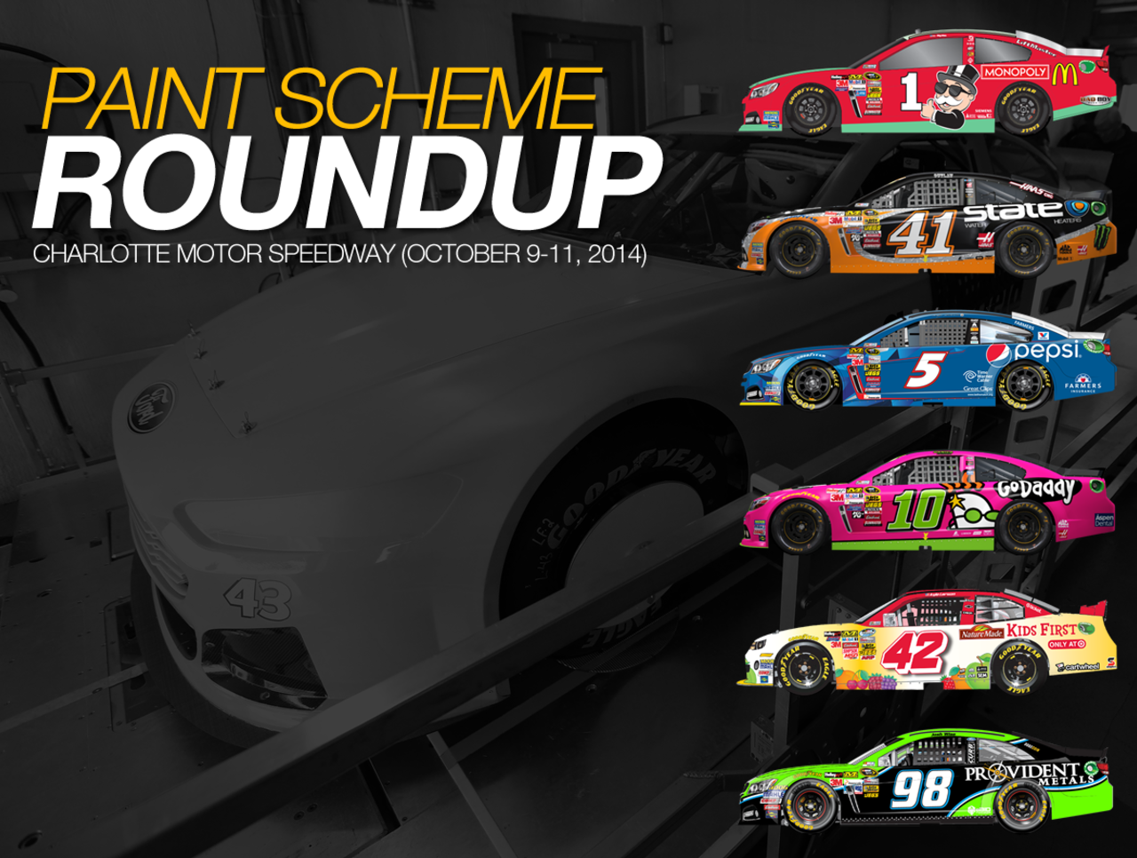 Nascar 14 Paint Schemes