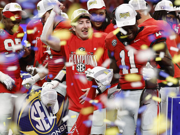 Georgia claws past Texas again, claims 2nd SEC title in 3 years ...