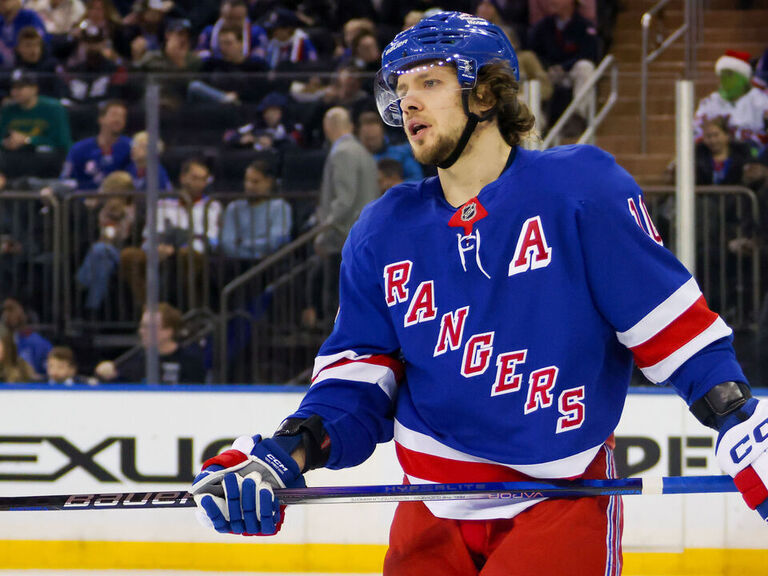 Rangers' Panarin day-to-day with upper-body injury | theScore.com