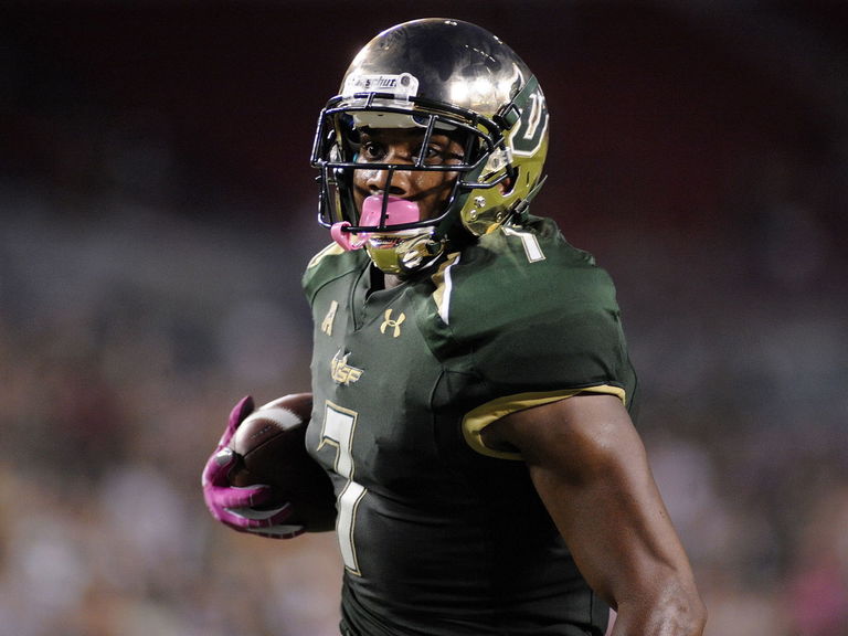 South Florida's Andre Davis breaks school record for career receiving ...