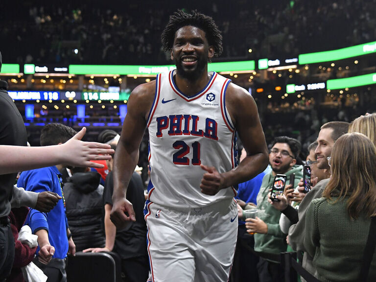 Embiid fined $75K for making obscene gestures vs. Celtics | theScore.com