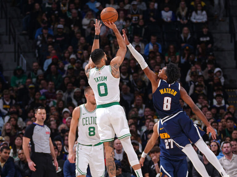 Tatum scores 29, Porzingis adds 25 as Celtics hold off depleted Nuggets | theScore.com