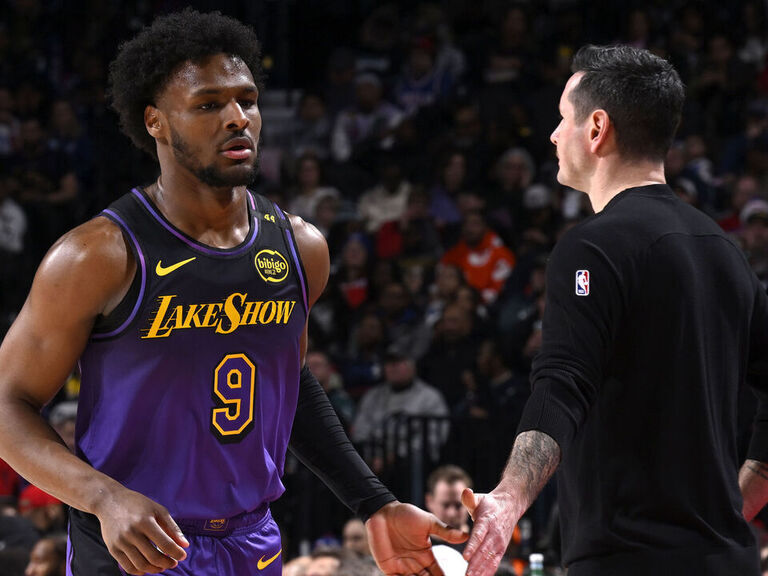 Redick: I put Bronny in 'tough spot' during scoreless outing vs. 76ers ...