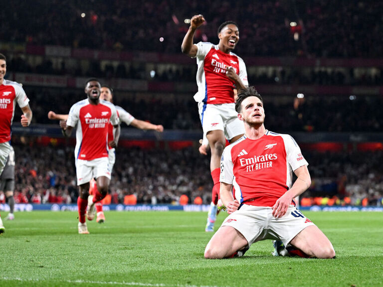 How Rice defied Arsenal's set-piece coach to score sensational free ...