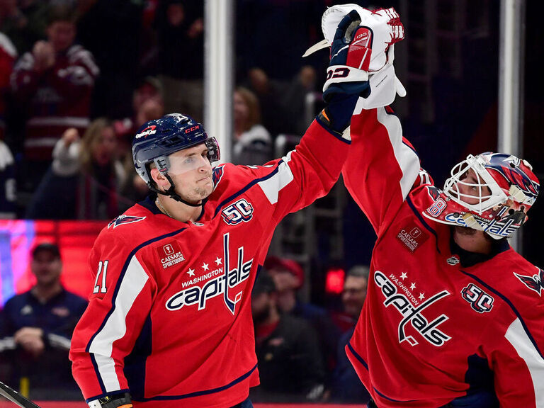 Capitals' Thompson resumes skating, Protas close to getting back on ice ...