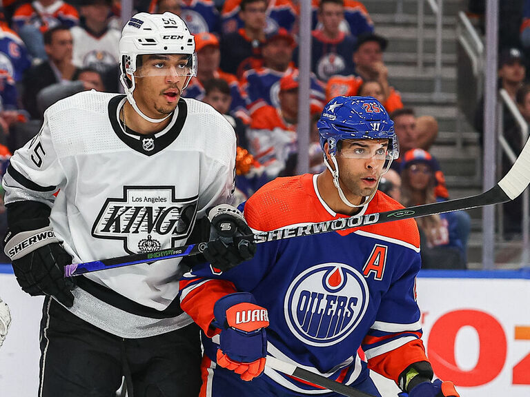 Oilers' Nurse suspended 1 game for cross-checking Byfield | theScore.com