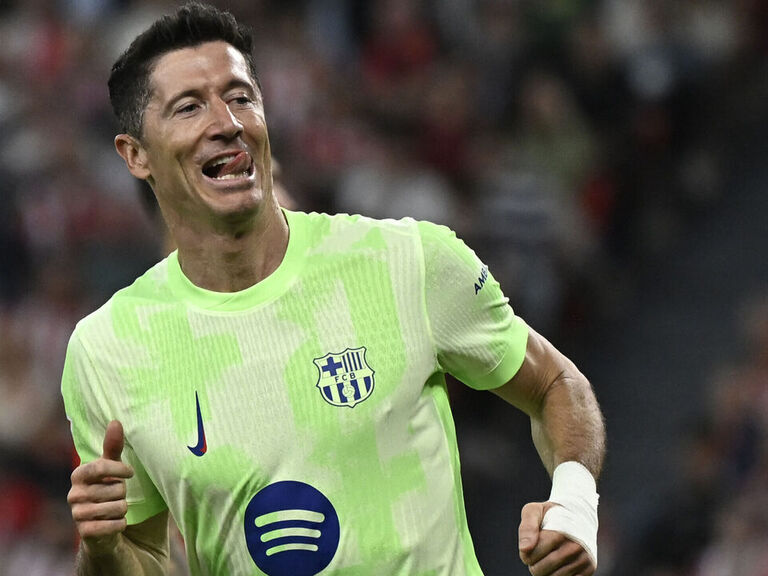 Lewandowski reaches 100 goals for Barca as La Liga champs sign off in ...