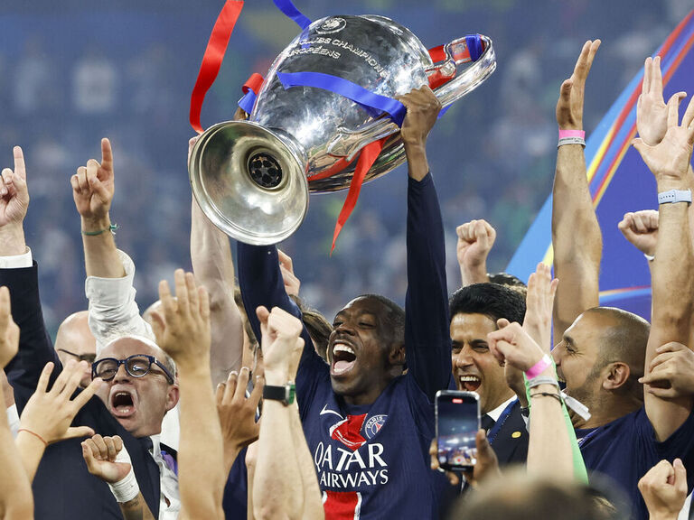 Dembele named UCL's top player as PSG dominate team of the season | theScore.com