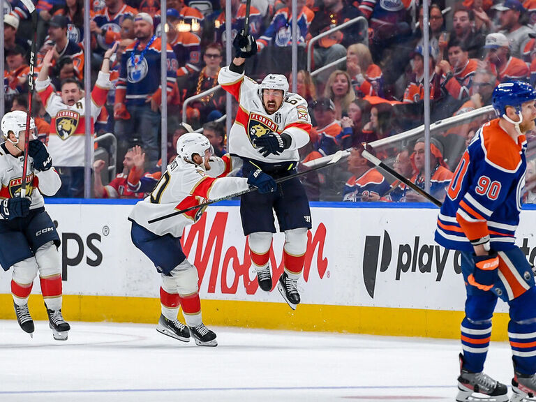 Marchand shines as Panthers overcome Oilers in 2OT | theScore.com