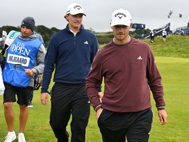 Hojgaard twins in top 10 after 2 rounds at Portrush | theScore.com