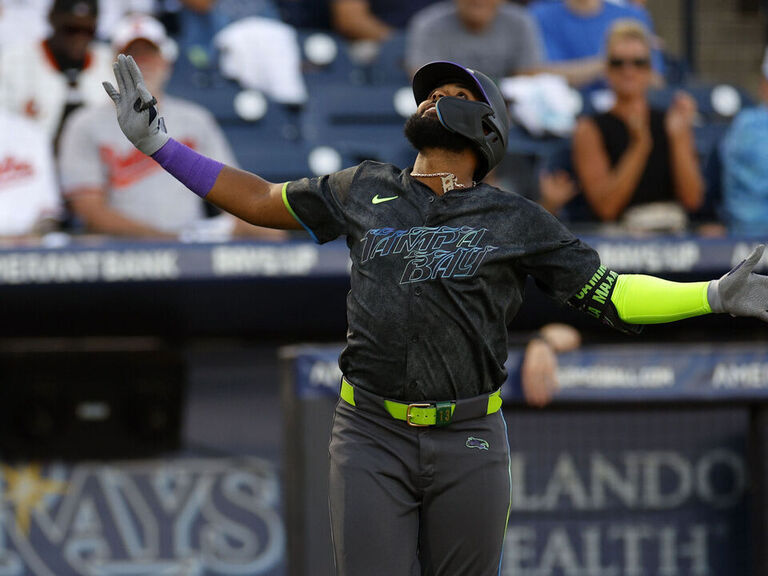 Caminero homers twice to help Rays crush Orioles | theScore.com