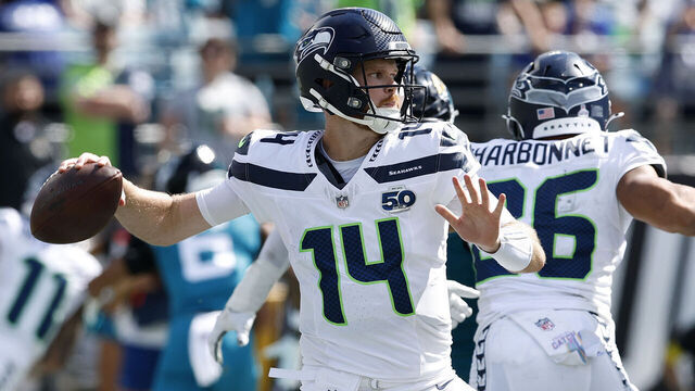 Darnold, Smith-Njigba carry Seahawks to win over Jaguars