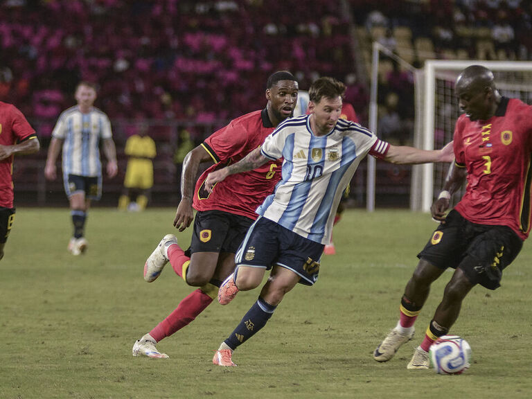 Messi earns standing ovation as Argentina wins friendly in Angola ...