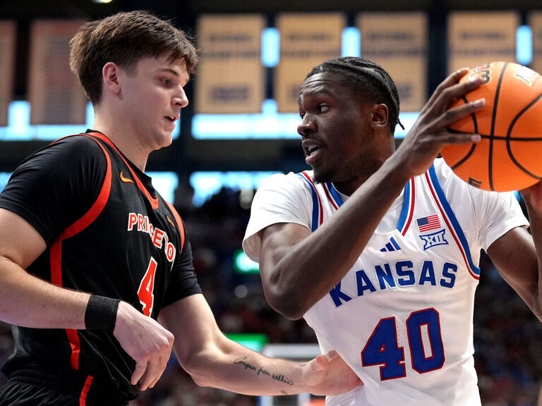 Bidunga's career-high 25 points help Kansas pull away from Princeton ...