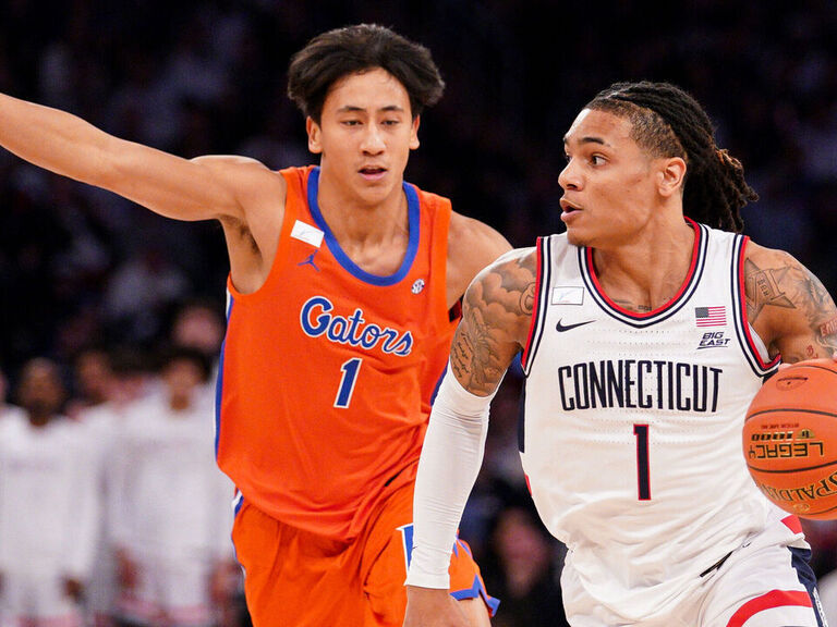 Ball scores 19, No. 5 UConn beats No. 18 Florida in Jimmy V Classic ...