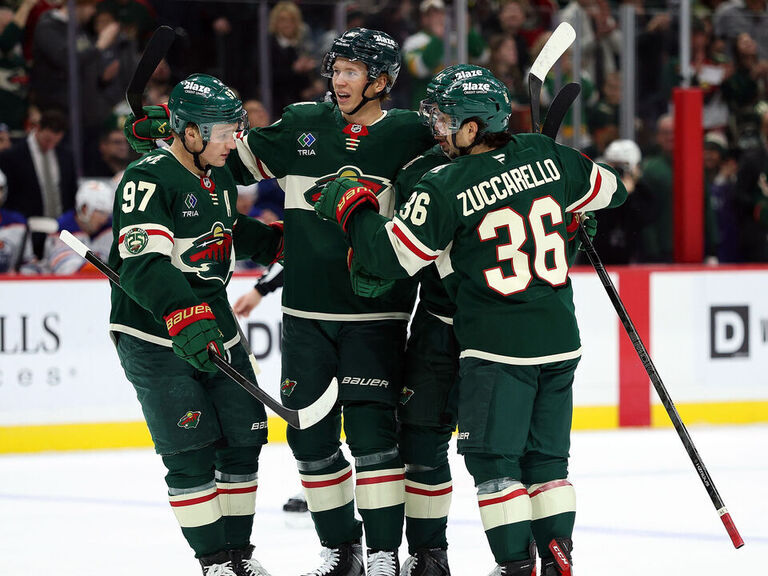 Boldy's 2 goals vs. Oilers lead Wild to 7th straight win | theScore.com