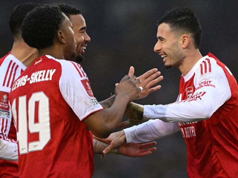 Arsenal's Martinelli shrugs off criticism with treble in win at ...