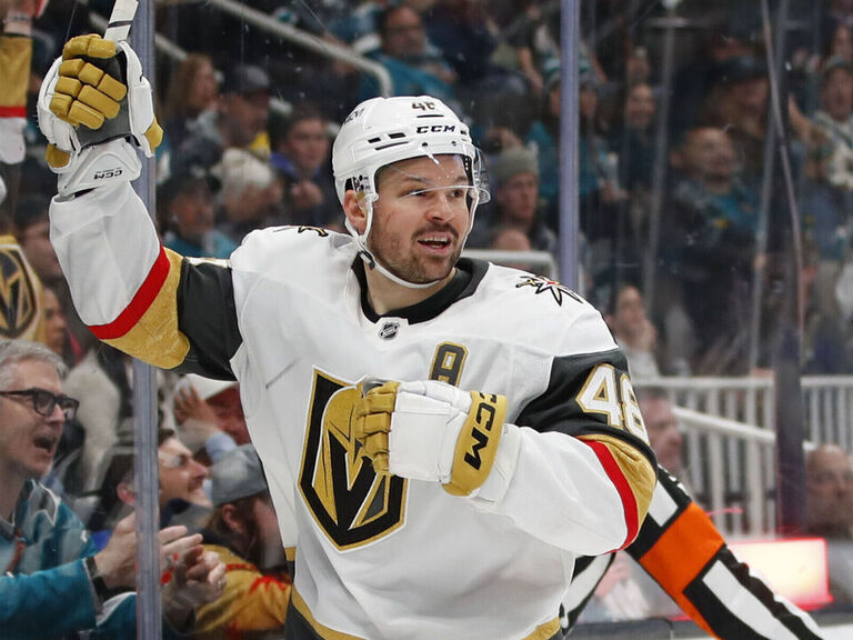 Hertl has first 5-point game against old team, Golden Knights trounce ...