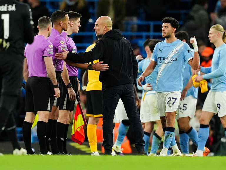 Guardiola: Man City overcame poor officiating to beat Wolves | theScore.com