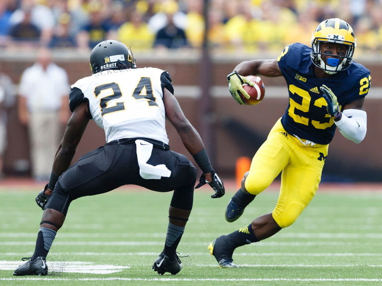 Michigan's Dennis Norfleet will likely return for game vs. Maryland ...
