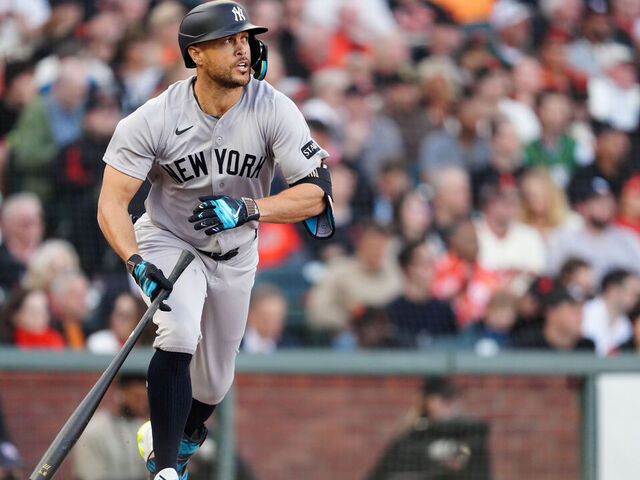 Yankees' Stanton takes step towards return by running outsi…