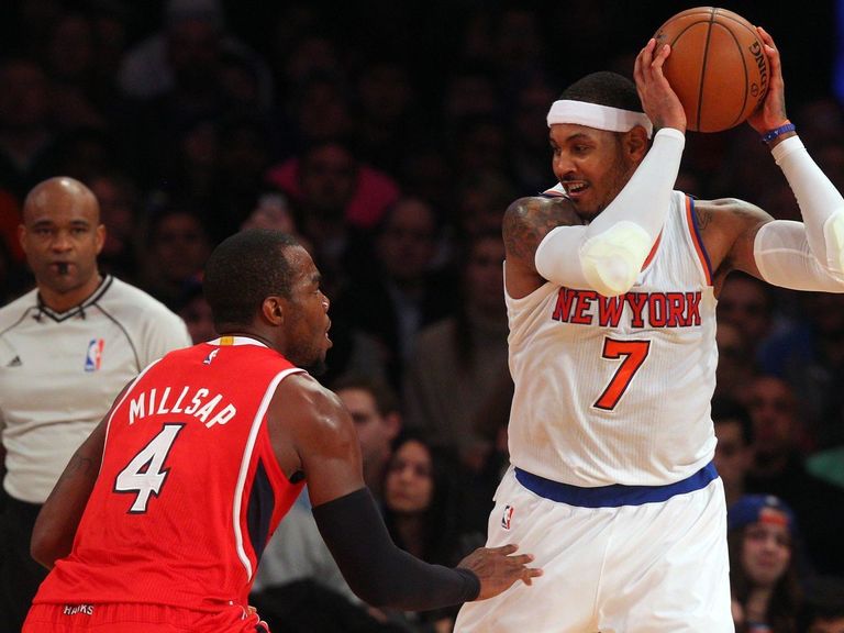 Carmelo Anthony growing more comfortable with role in the triangle ...