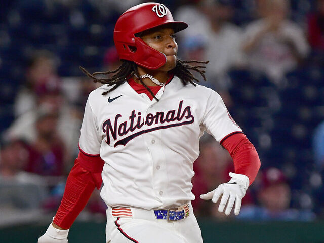 Nats' Abrams a late scratch vs. Phillies with left side tig…